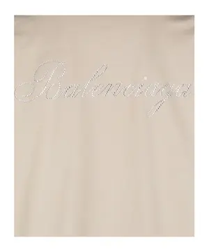 Balenciaga Logo Embellished Oversized T-shirt
