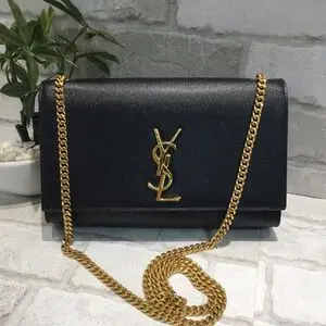 Saint Laurent Flip Shoulder Bag With Chain Strap