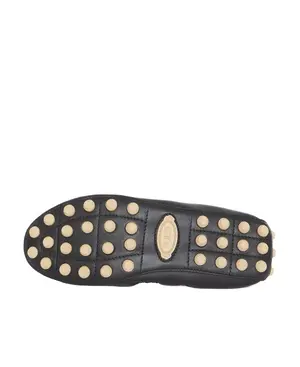 TOD'S Gommino Ballerina Flat With Bow Detailing