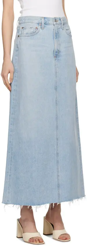 AGOLDE Maxi Denim Skirt - Practice