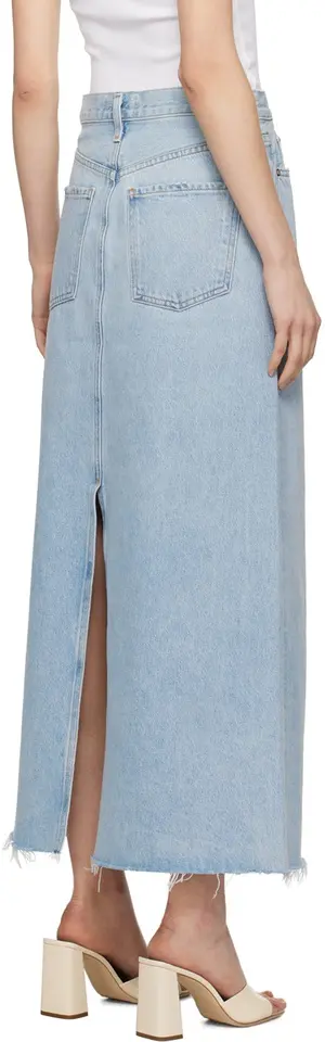 AGOLDE Maxi Denim Skirt - Practice