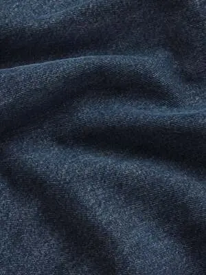 FRAME Long-sleeved Denim Jacket With Wool Collar - Motion