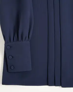 Valentino Garavani Pleated Belted Top