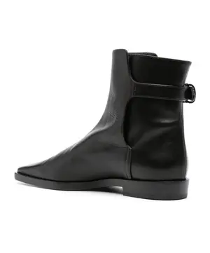 TOTEME Belted Square Toe Boots