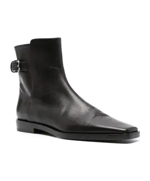 TOTEME Belted Square Toe Boots