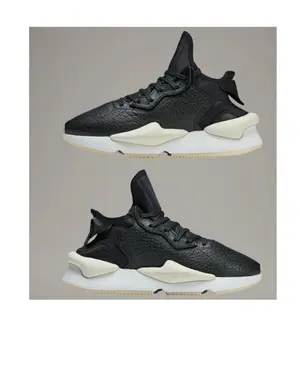 Y3 Kaiwa Lace-up Sneakers - Black