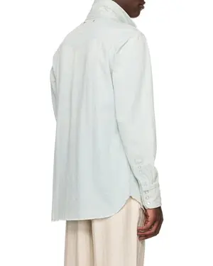 GOLDEN GOOSE Logo Patch Buttoned Shirt
