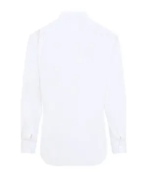 Comme Des Garçons Comme Des Garons Shirt Live Free Patch Long-sleeved Shirt