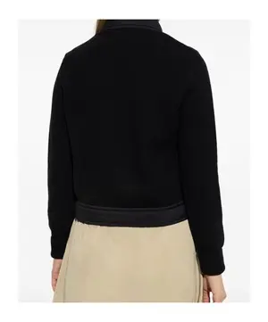Moncler High Neck Quilted Cardigan