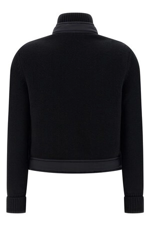 Moncler Quilted Zip-up Sweater