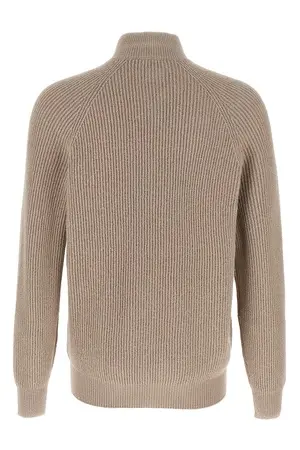 Brunello Cucinelli Malfilé English Rib Cardigan