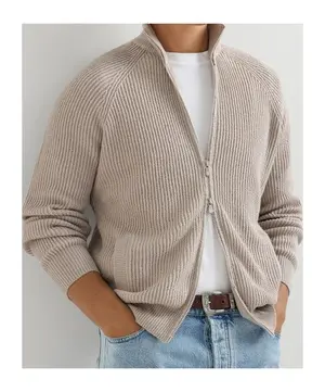Brunello Cucinelli Malfilé English Rib Cardigan