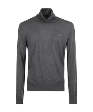 Dsquared2 Ribbed Turtleneck Pullover - Grey