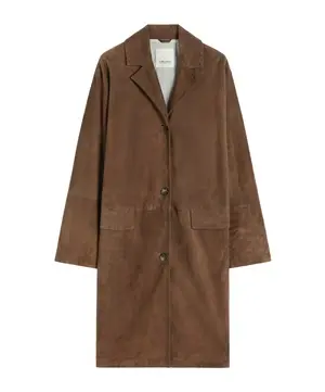 Flared Suede Coats