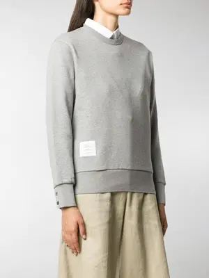 Thom Browne Logo Patch Sweatshirt