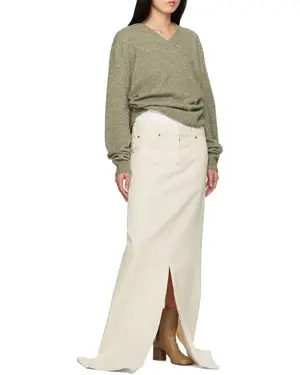 MAISON MARGIELA Distressed V-neck Jumper