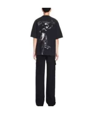 Off-White S.matthew Skate Logo Printed T-shirt - Black