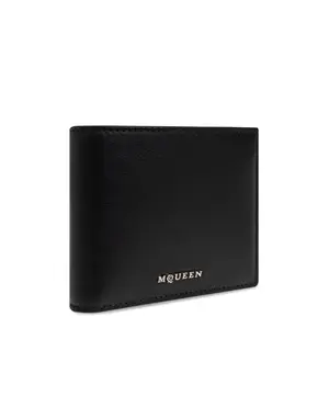 Alexander McQueen Logo Plaque Bi-fold Wallet