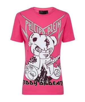 Philipp Plein Graphic Print T-shirt - Red