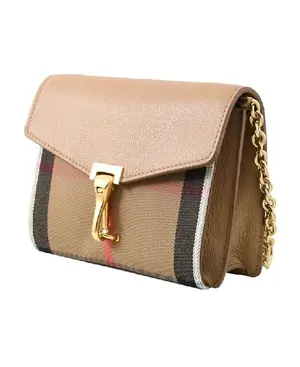 Burberry Striped Flip Shoulder Bag