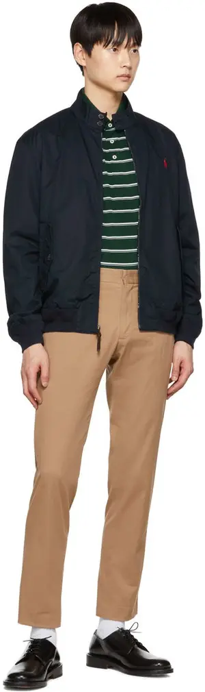 Polo Ralph Lauren Zip-up Stand-collar Jacket - Black