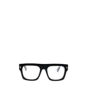 TOM FORD Rectangular Frame Eyeglasses - Black