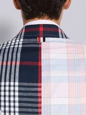 Thom Browne Plaid Patchwork Blazer