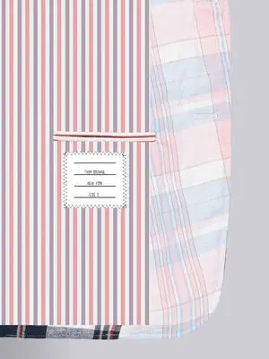 Thom Browne Plaid Patchwork Blazer