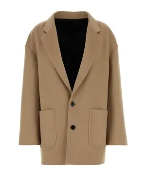 Celine Lapel Long-sleeved Coat