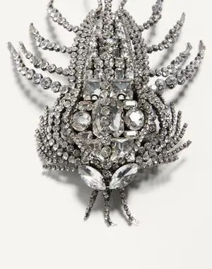 Valentino Garavani Embellished Lobster Brooch