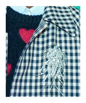 Valentino Garavani Embellished Lobster Brooch