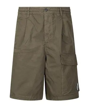 C.P. COMPANY Micro Reps Lens Boxy Shorts - Green