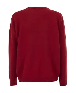 Max Mara Cashmere Monogram Sweater