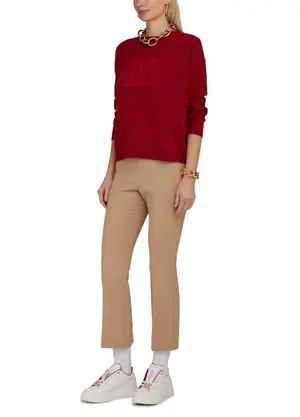 Max Mara Cashmere Monogram Sweater