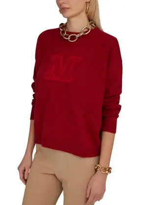 Max Mara Cashmere Monogram Sweater