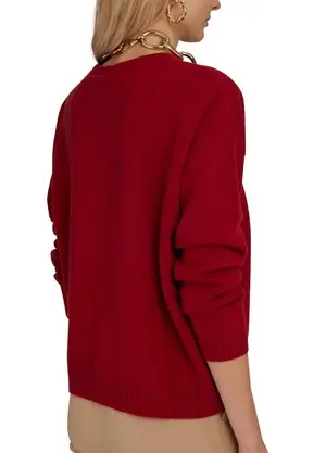 Max Mara Cashmere Monogram Sweater