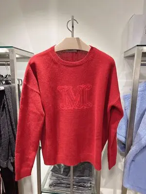 Max Mara Cashmere Monogram Sweater