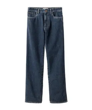 Miu Miu Flocked Denim Jeans - Blue
