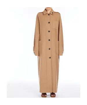 Max Mara Single-breasted Coat With Pocket Detail