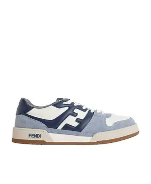 Fendi Panelled Low-top Sneakers - Blue