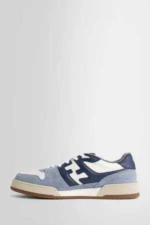 Fendi Panelled Low-top Sneakers - Blue
