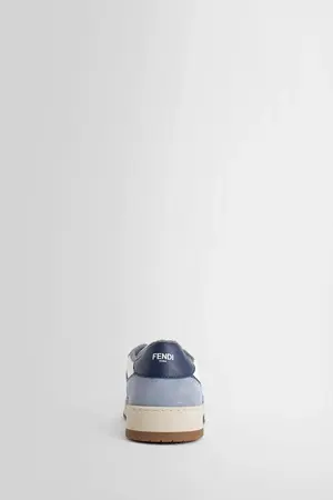Fendi Panelled Low-top Sneakers - Blue