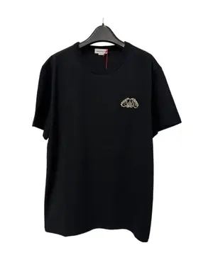 Alexander McQueen Crystal Decorated Logo T-shirt