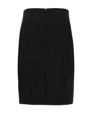 Versace Medusa Plaque Midi Skirt