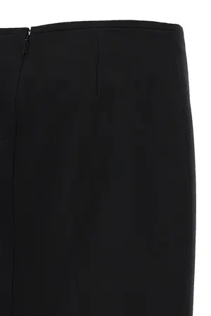 Versace Medusa Plaque Midi Skirt