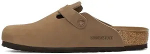 BIRKENSTOCK Logo Detailed Clogs