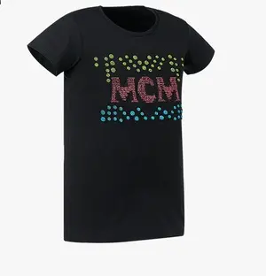 Mcm Embellished Logo T-shirt