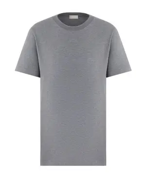 Dior Crewneck Short-sleeved T-shirt - Gray