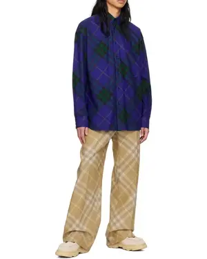 Burberry Vintage-check Patterned Button-up Shirt