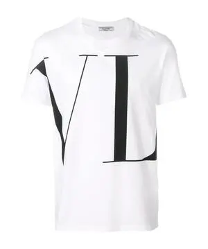 Valentino Garavani Logo Printed T-shirt - White